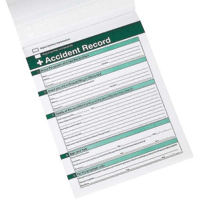 Safety First Aid Accident Book (A4) - Think Sport